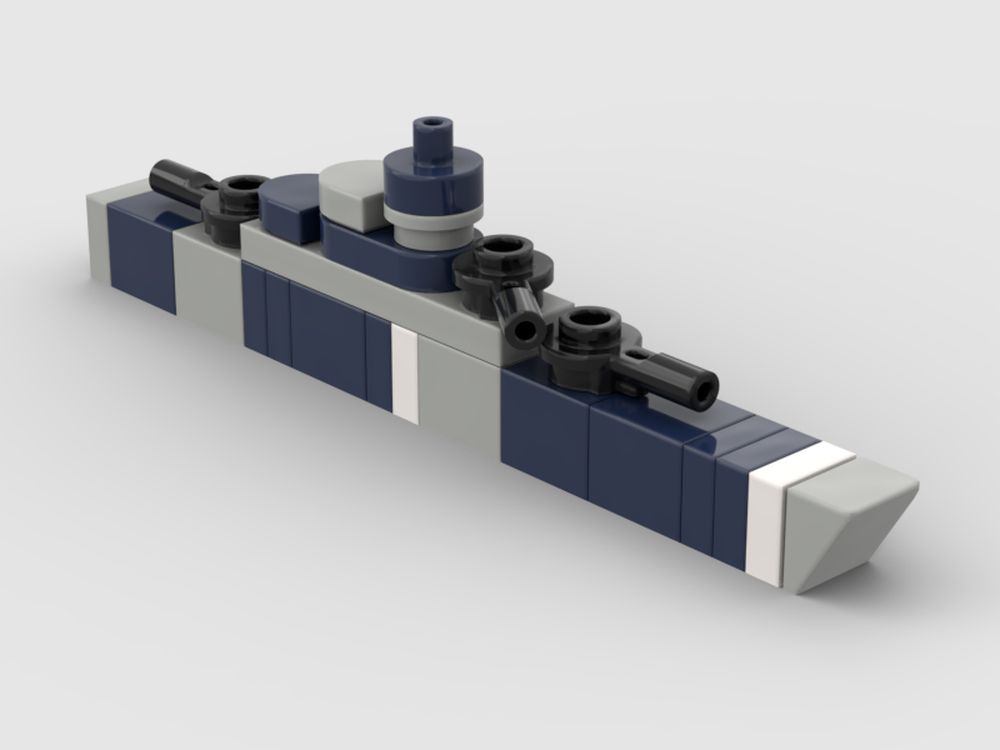 LEGO MOC Lorraine battleship by mini military builds | Rebrickable ...