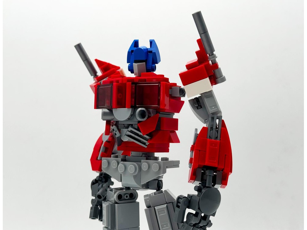 LEGO MOC Cabover Semi Truck and Optimus Prime Mech by IBrickedItUp ...