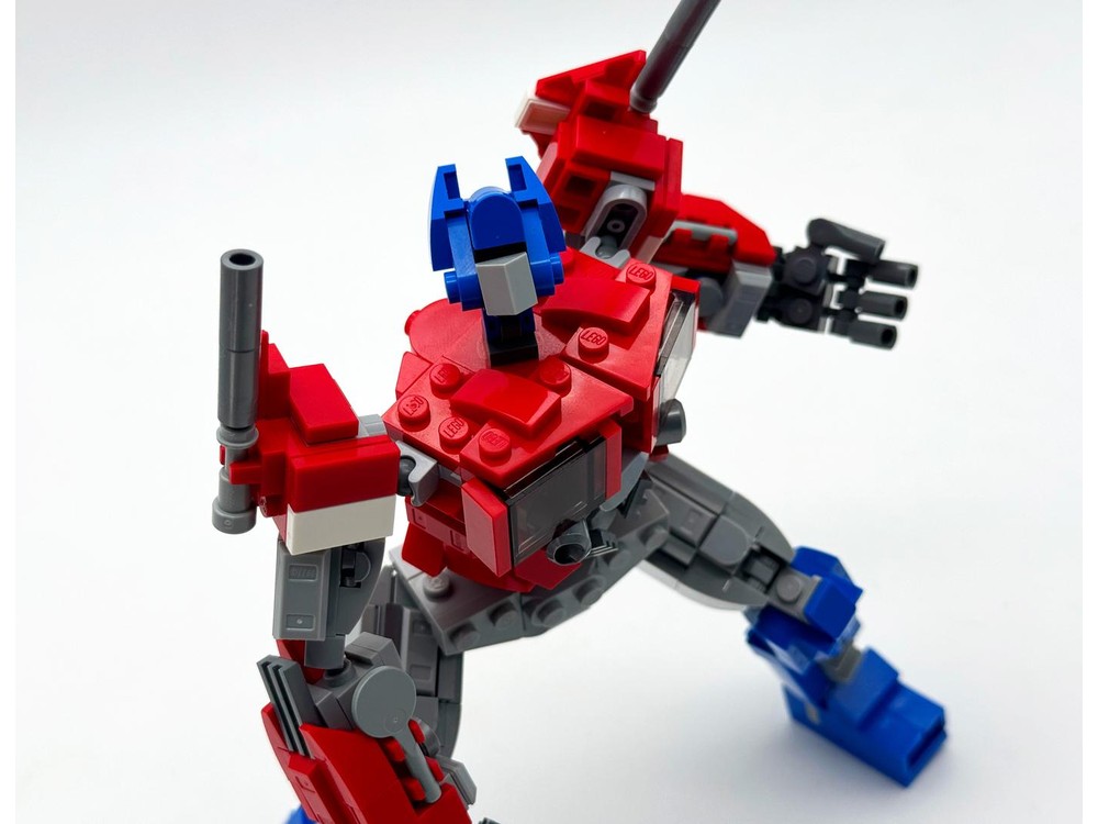 LEGO MOC Cabover Semi Truck and Optimus Prime Mech by IBrickedItUp ...