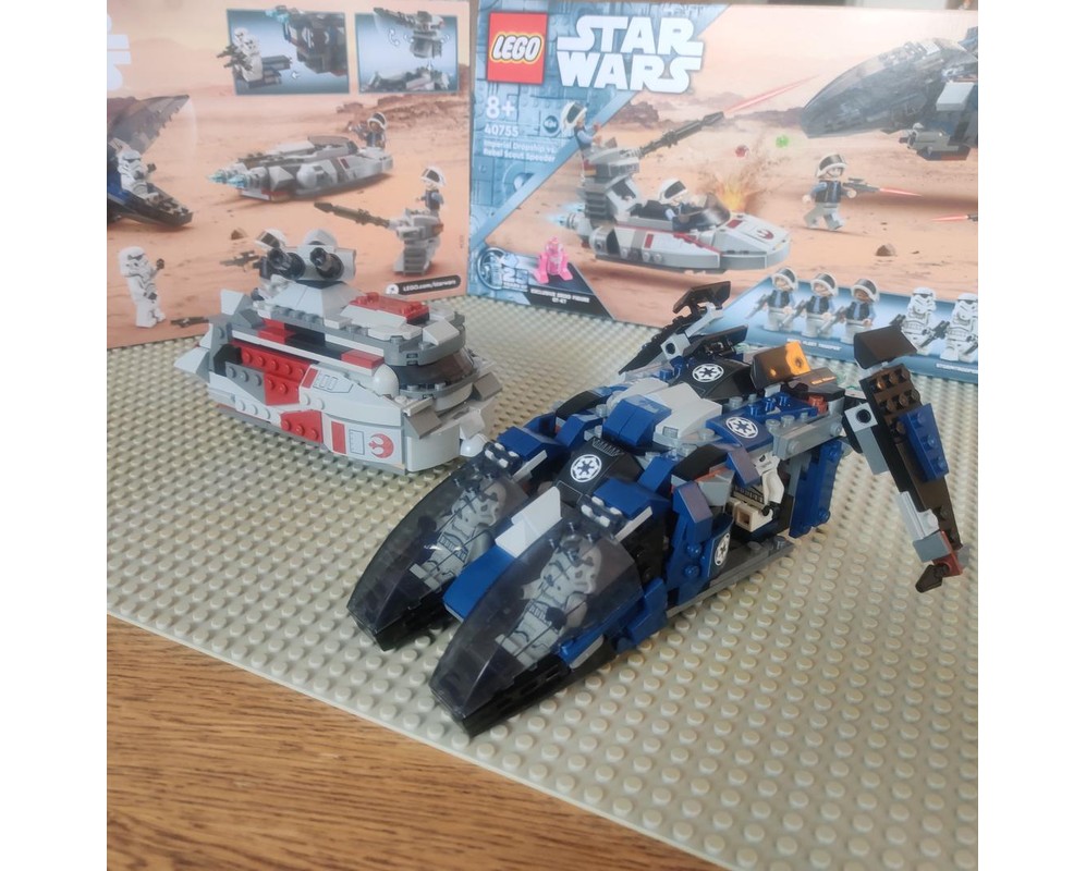 LEGO MOC 40755 2x ALT BUILD Imperial Gunship and Rebel APC by ...