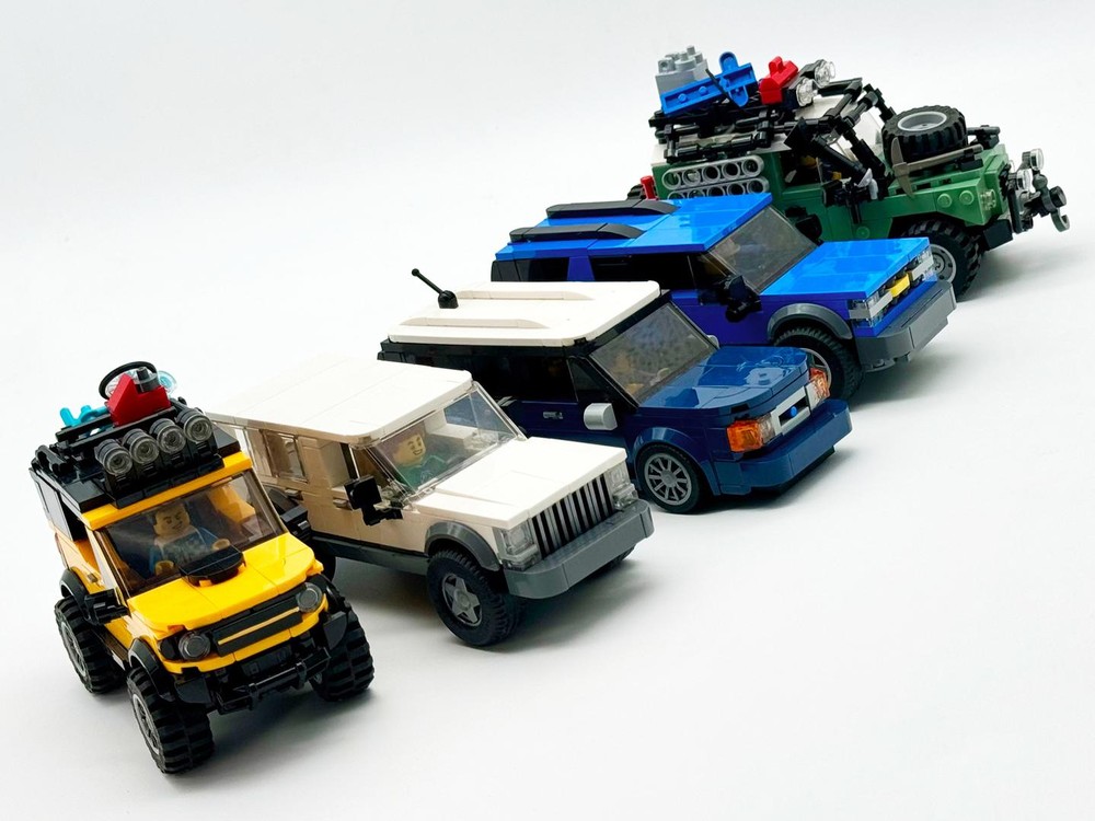 LEGO MOC SUV Vehicle Pack #1 by IBrickedItUp | Rebrickable - Build with ...