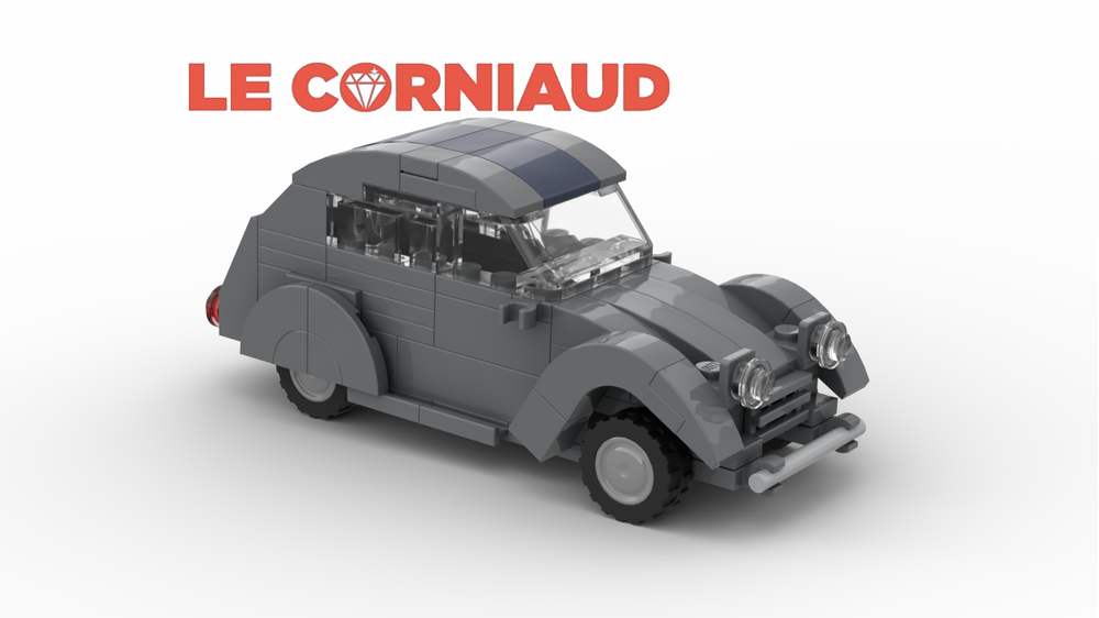 LEGO MOC-198082 1958 Citroën 2CV Type AZLP "Le Corniaud" by BRSBricks ...