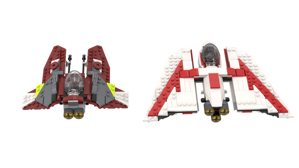 LEGO MOC Bobi-Wan's T6 Shuttle Vs. ETA-2 Interceptor - 75333+75388 ...