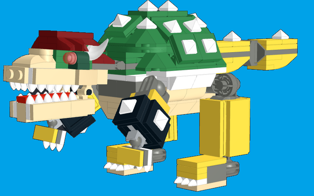 LEGO MOC The Fearsome Bowser by dannoble1592 | Rebrickable - Build with ...