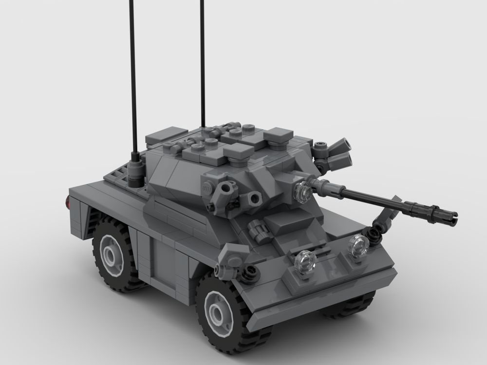 LEGO MOC FV721 Fox Armored Reconnaissance Vehicle by Militarized Bricks ...