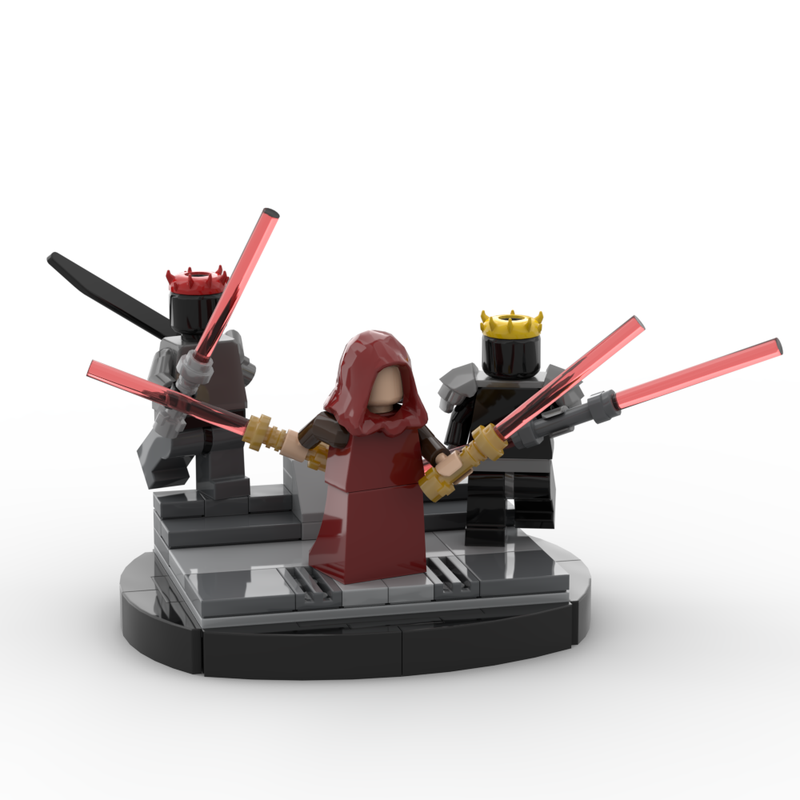 LEGO MOC Darth Sidious vs. Maul & Savage Diorama by Dreadnought Designs ...