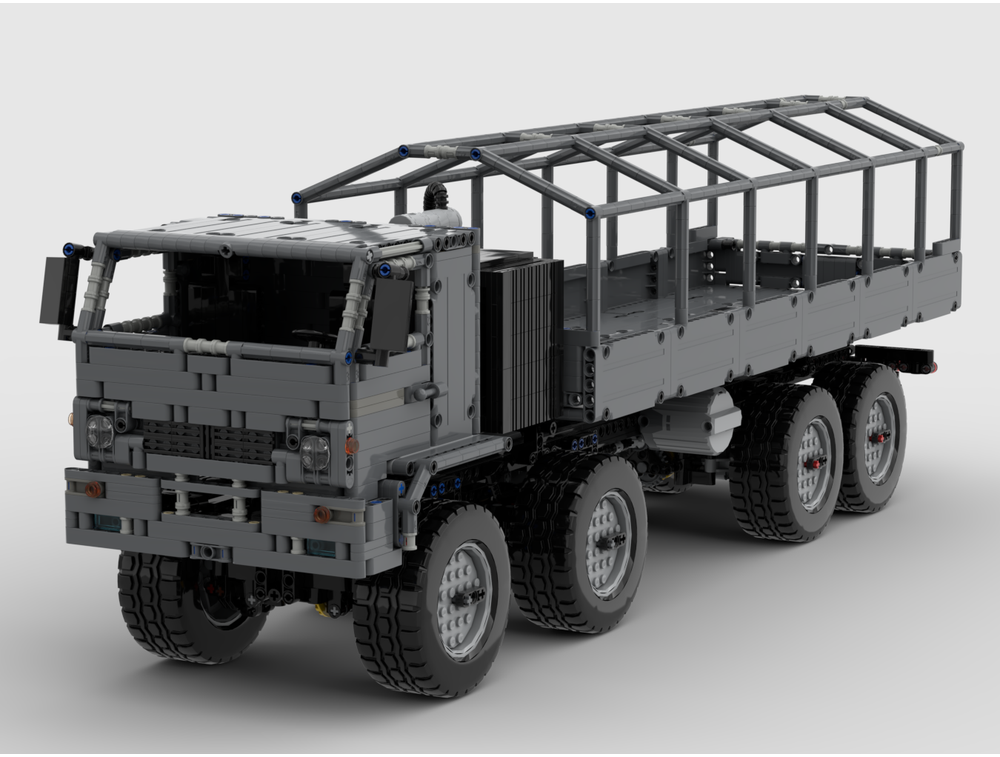 LEGO MOC Kamaz 6560 by ZachsBrick | Rebrickable - Build with LEGO