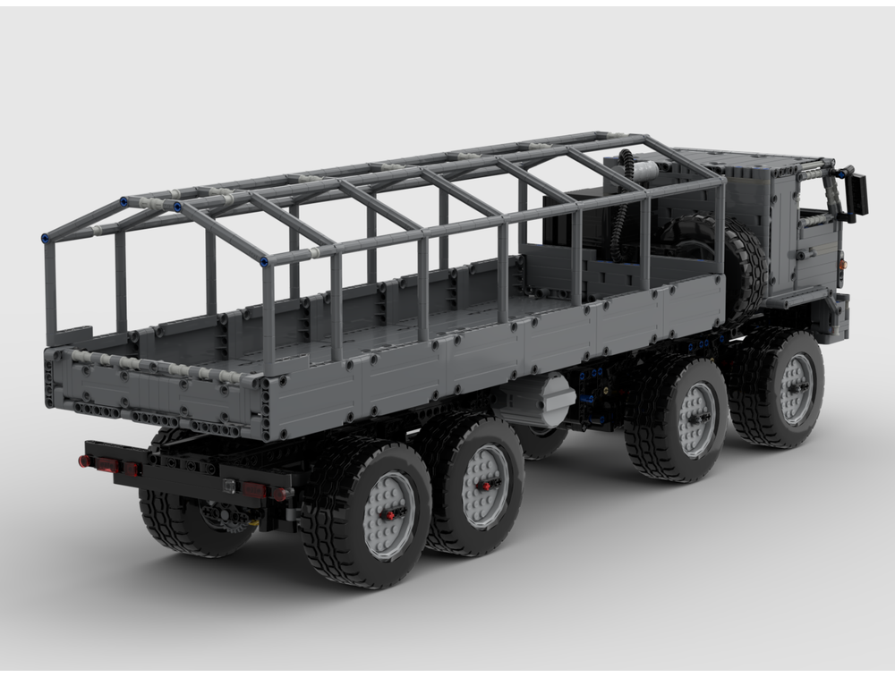 LEGO MOC Kamaz 6560 by ZachsBrick | Rebrickable - Build with LEGO