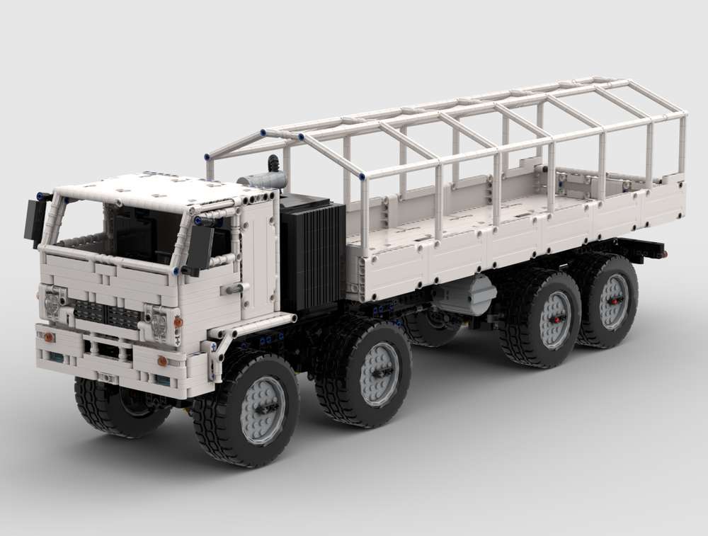 LEGO MOC Kamaz 6560 by ZachsBrick | Rebrickable - Build with LEGO