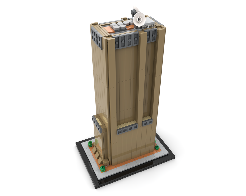 LEGO MOC AT&T Long Lines Building 1:800 Scale (33 Thomas Street) by ...