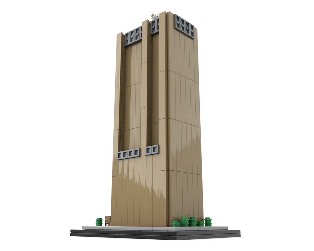 Lego Moc Atandt Long Lines Building 1800 Scale 33 Thomas Street By