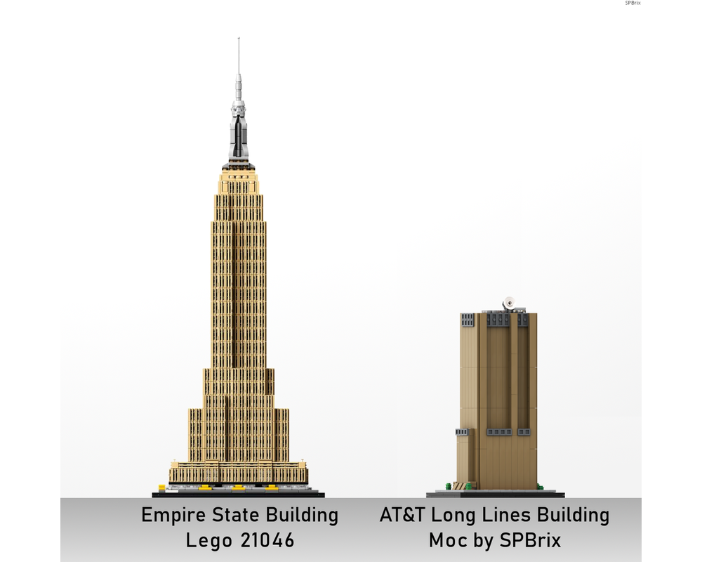 Lego Moc Atandt Long Lines Building 1800 Scale 33 Thomas Street By