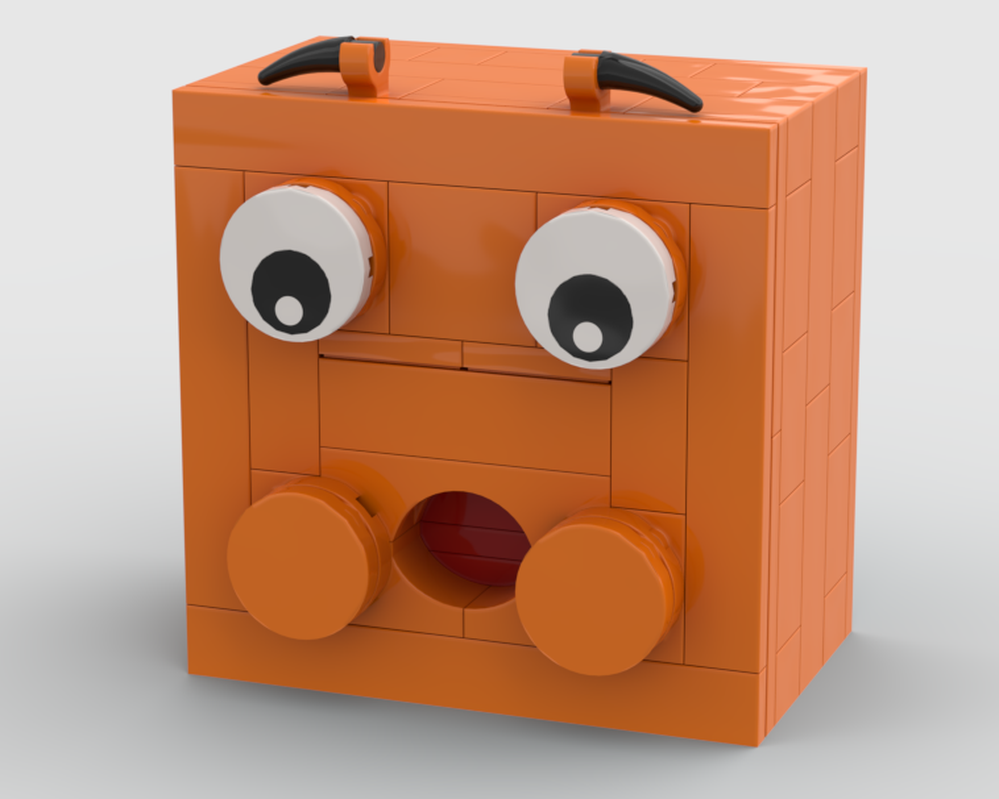 LEGO MOC Astonished 2x2 Brick by Thierry | Rebrickable - Build with LEGO