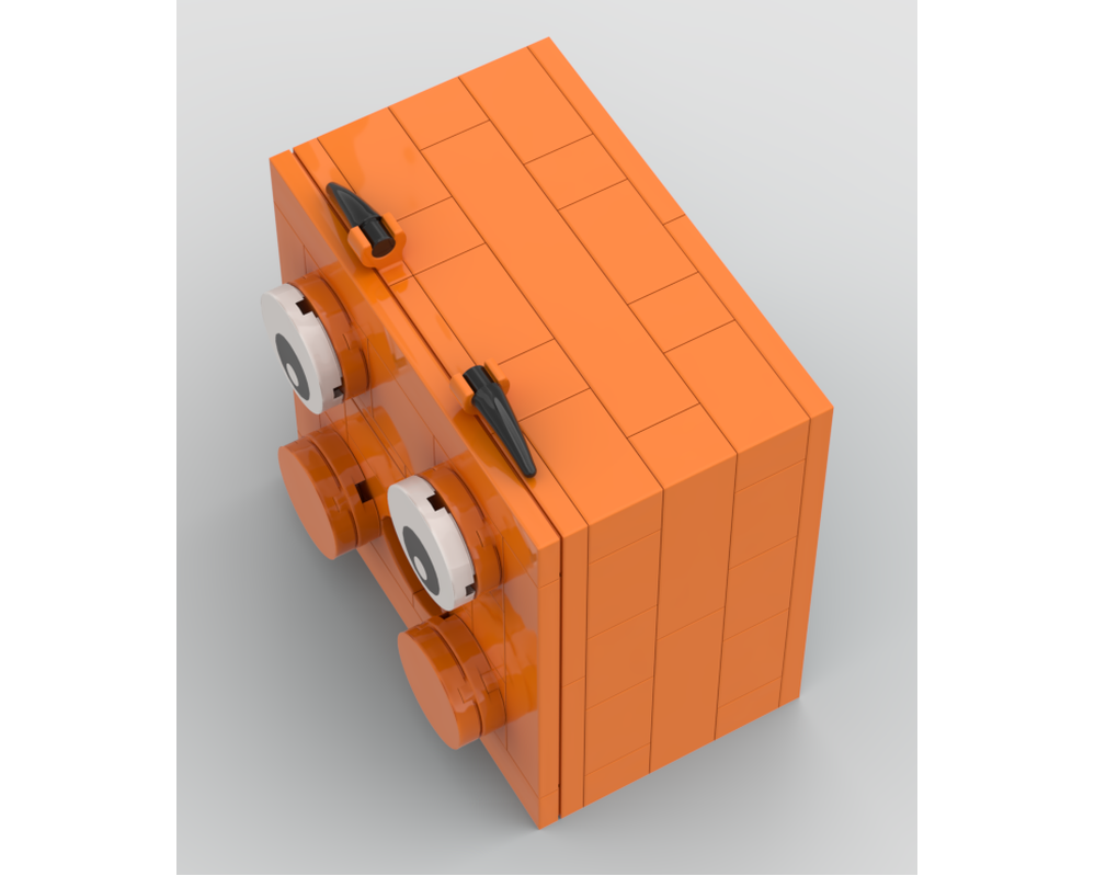 LEGO MOC Astonished 2x2 Brick by Thierry | Rebrickable - Build with LEGO