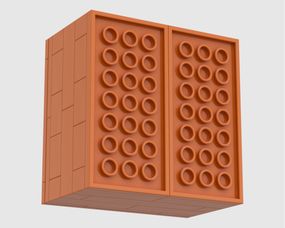 LEGO MOC Astonished 2x2 Brick by Thierry | Rebrickable - Build with LEGO