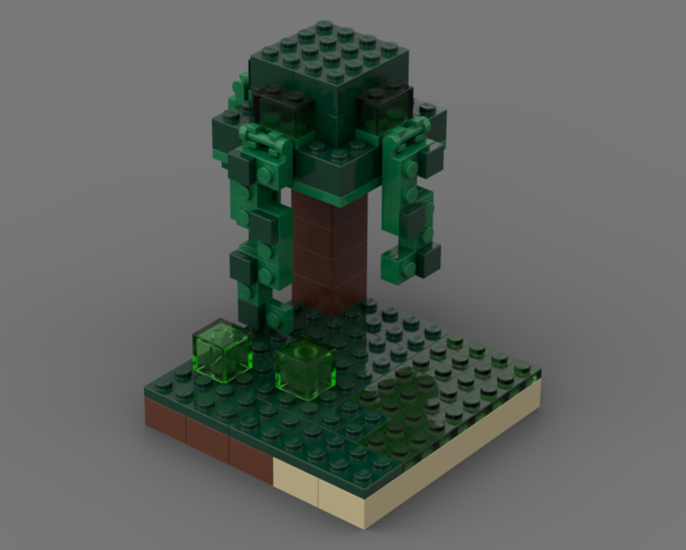 LEGO MOC Minecraft Slime Stand by BreezeBricks | Rebrickable - Build ...