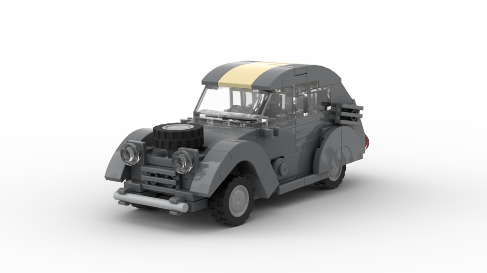 LEGO MOC 1958 Citroën 2CV Type AW 'Sahara' by BRSBricks | Rebrickable ...