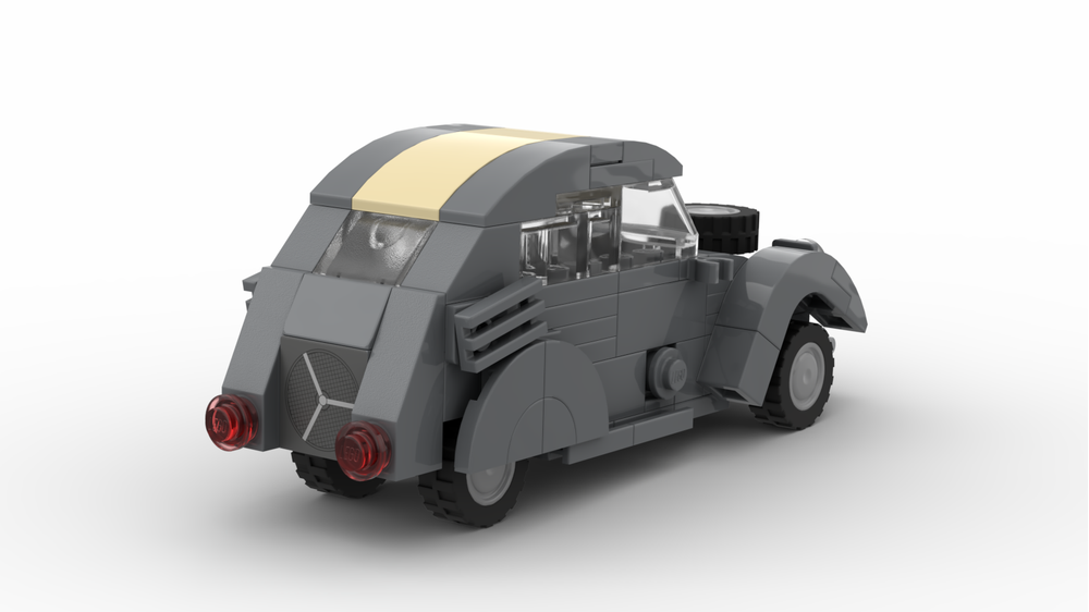 LEGO MOC 1958 Citroën 2CV Type AW 'Sahara' by BRSBricks | Rebrickable ...