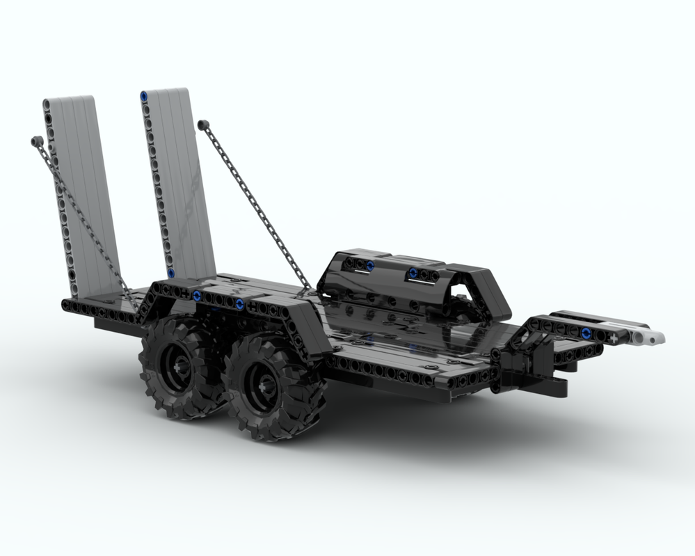 LEGO MOC Small flatbed trailer by modellbau_jones | Rebrickable - Build ...