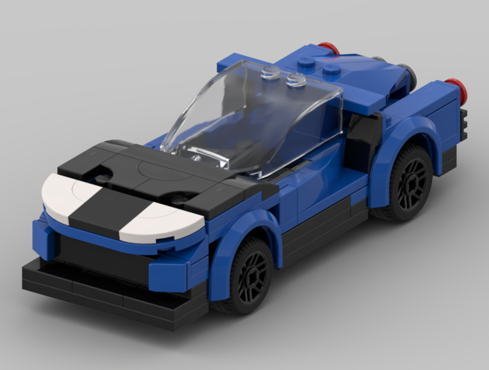 LEGO MOC 2022 Ford GT by wonderbrickz | Rebrickable - Build with LEGO