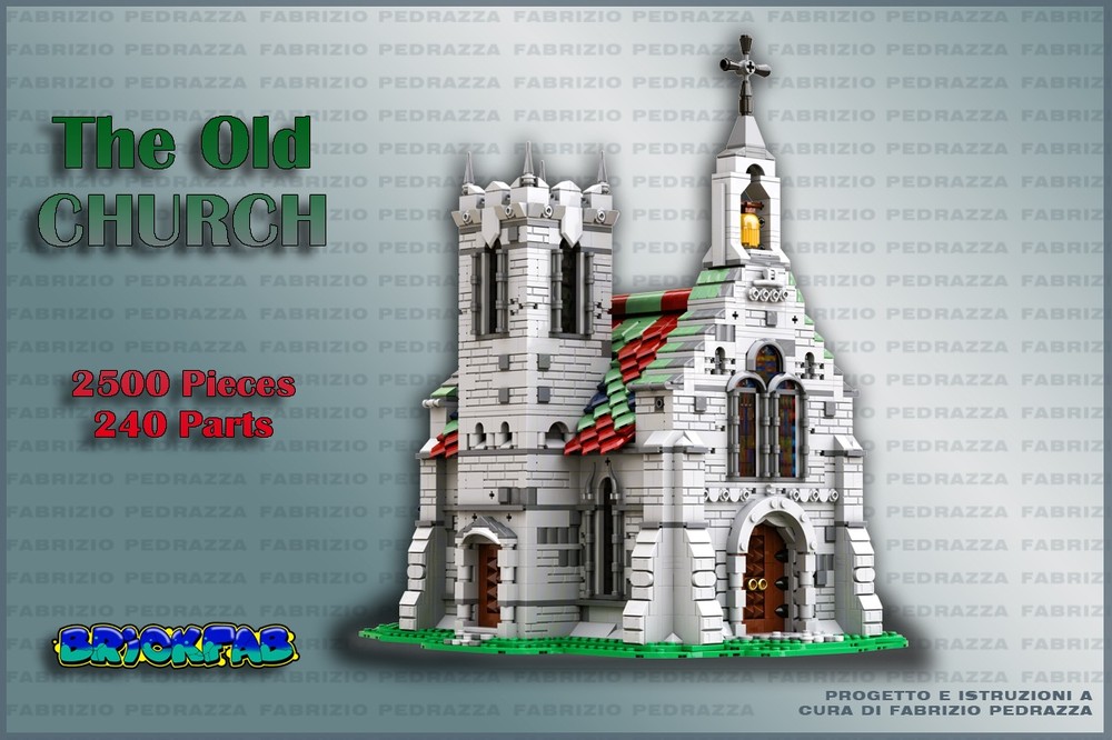 LEGO MOC-198172 The Old Church by BrickFab Creations | Rebrickable ...