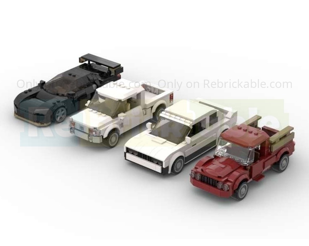 LEGO MOC-198178 Holiday Truck by Brick Industries | Rebrickable - Build ...