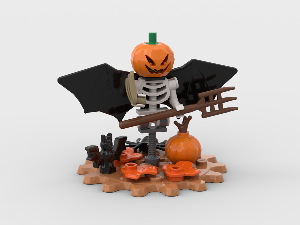 LEGO MOC Scarecrow (Halloween Edition) by BrickHappens | Rebrickable ...