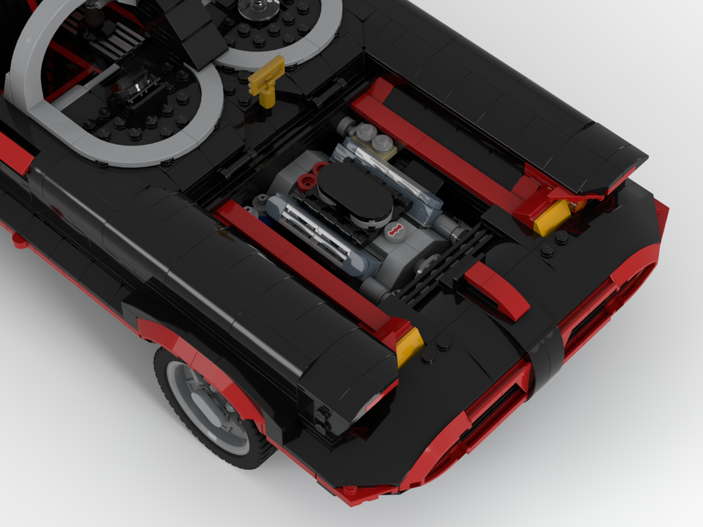 LEGO MOC 60's TV Series Batmobile MOD by Linse | Rebrickable - Build ...