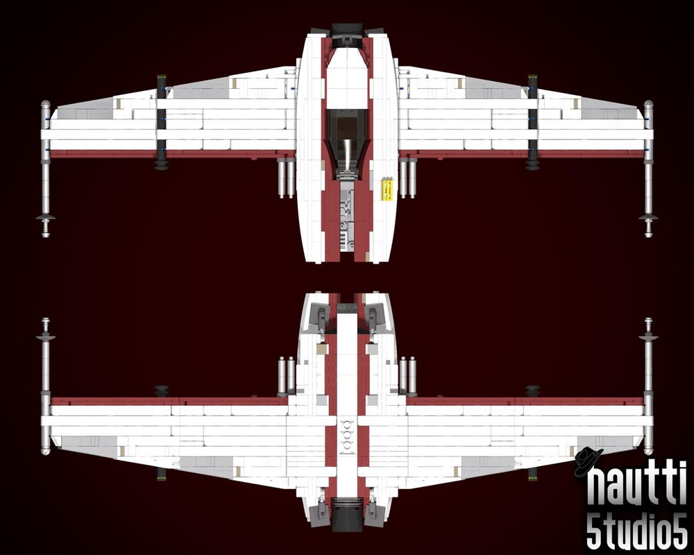 LEGO MOC RF-42 M-wing Stealthfighter by hautti5 | Rebrickable - Build ...
