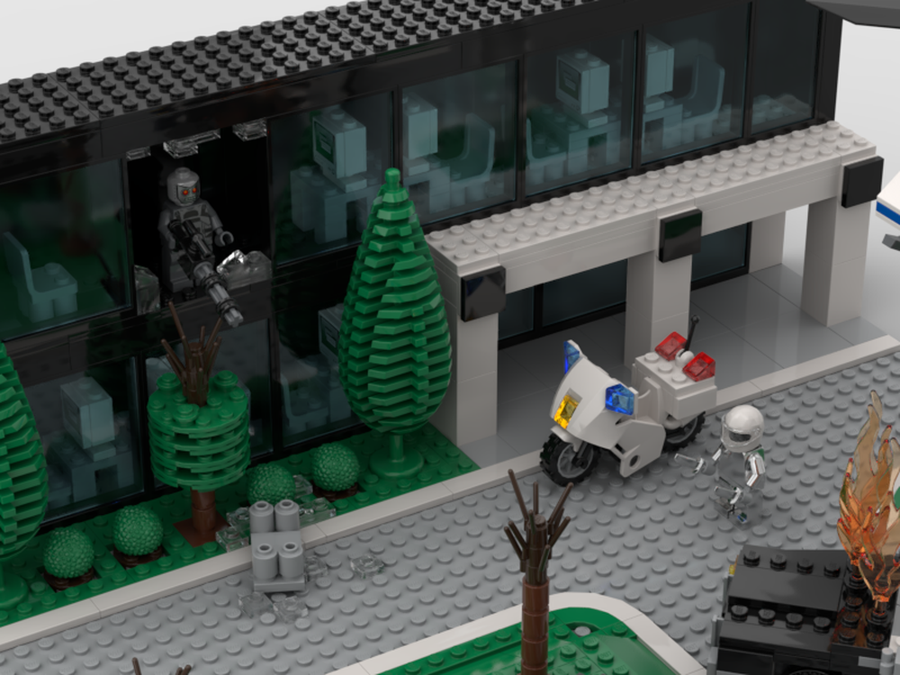 LEGO MOC Terminator 2: The Cyberdyne Building: "We've Got Company" by ...