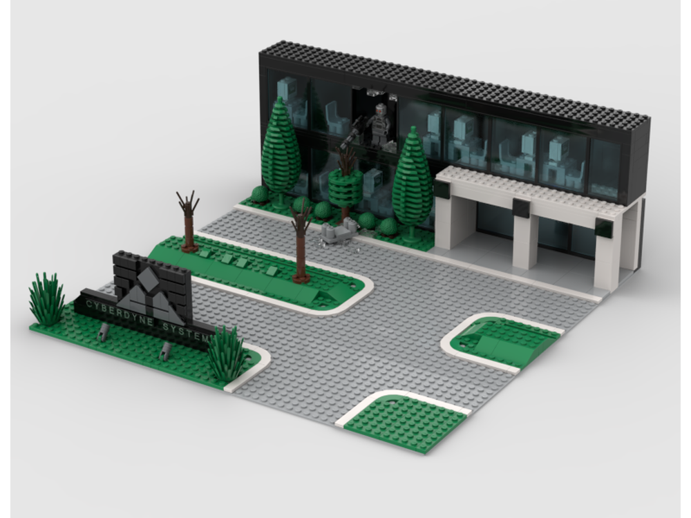 LEGO MOC Terminator 2: The Cyberdyne Building: "We've Got Company" by ...