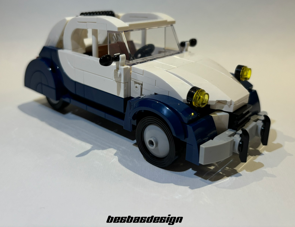 LEGO MOC Citroën 2CV by besbasdesign | Rebrickable - Build with LEGO