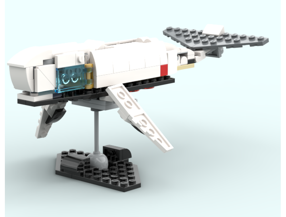 LEGO MOC Beluga Whale Submarine / Space Ship - Alt build for Space ...