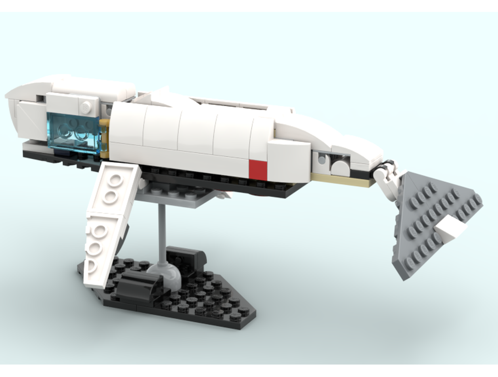 LEGO MOC Beluga Whale Submarine / Space Ship - Alt build for Space ...
