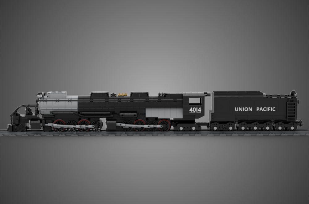 LEGO MOC UNION PACIFIC BIG BOY 4014 by Olivier312 | Rebrickable - Build ...