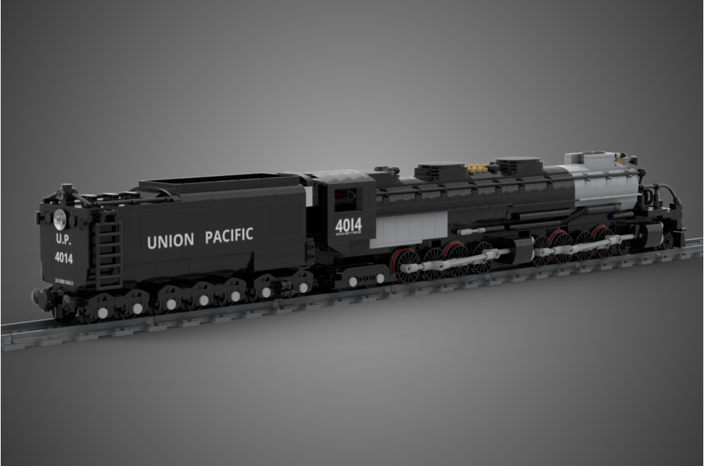 LEGO MOC UNION PACIFIC Big Boy 4014 by Olivier312 | Rebrickable - Build ...