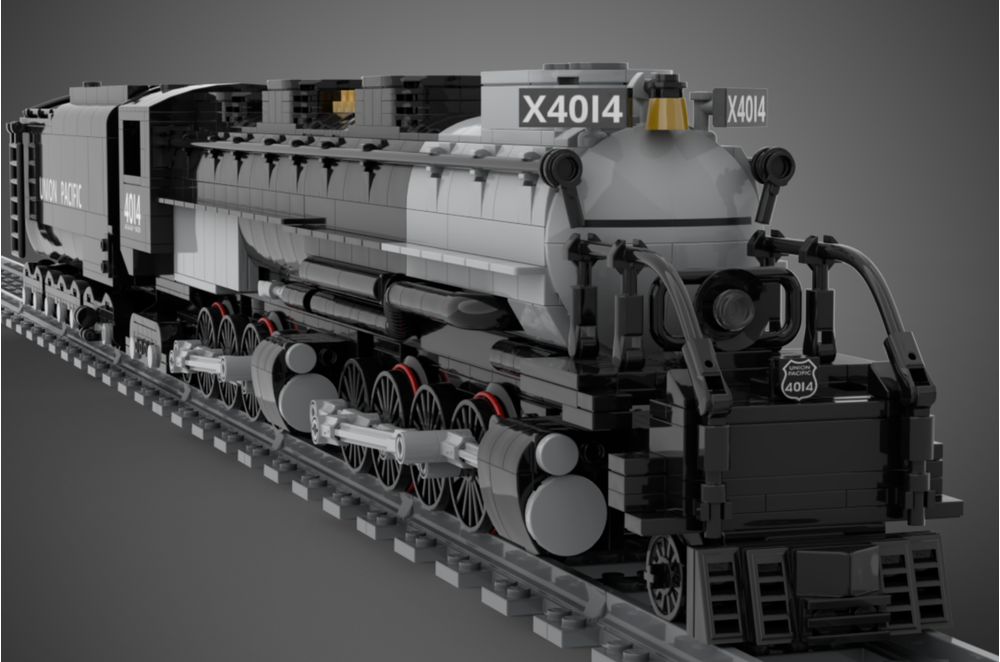 LEGO MOC UNION PACIFIC BIG BOY 4014 by Olivier312 | Rebrickable - Build ...