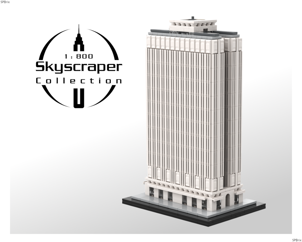 LEGO MOC Equitable Building 1:800 Scale NYC by SPBrix | Rebrickable ...