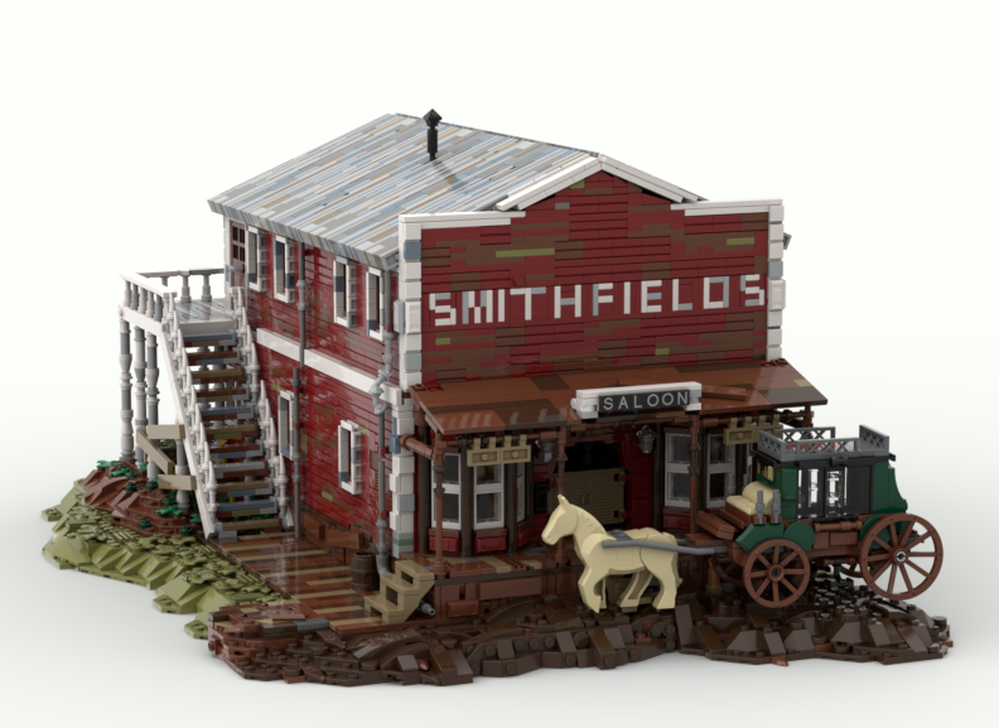 LEGO MOC Red Dead Redemption 2 - Valentine Saloon by Pontus_Gehrmann ...