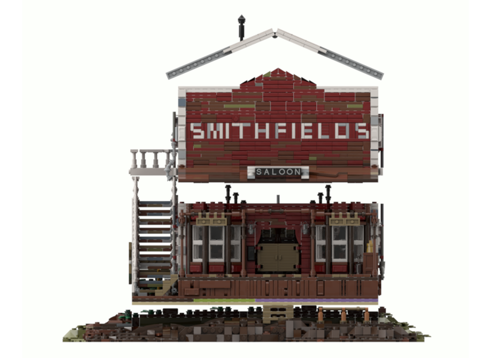 LEGO MOC-198213 Red Dead Redemption 2 - Valentine Saloon by Pontus ...