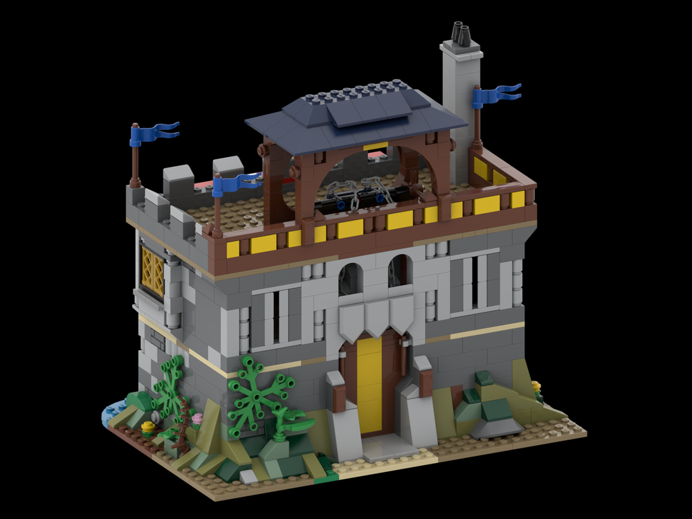 Lego Moc 31120 Portcullis Castle By Stoeptegel Rebrickable Build