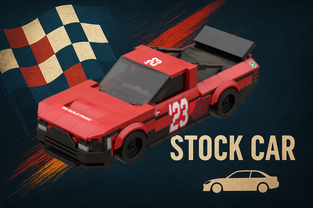 LEGO MOC Inspired by Toyota Tundra NASCAR - red 23 by bricksIng ...