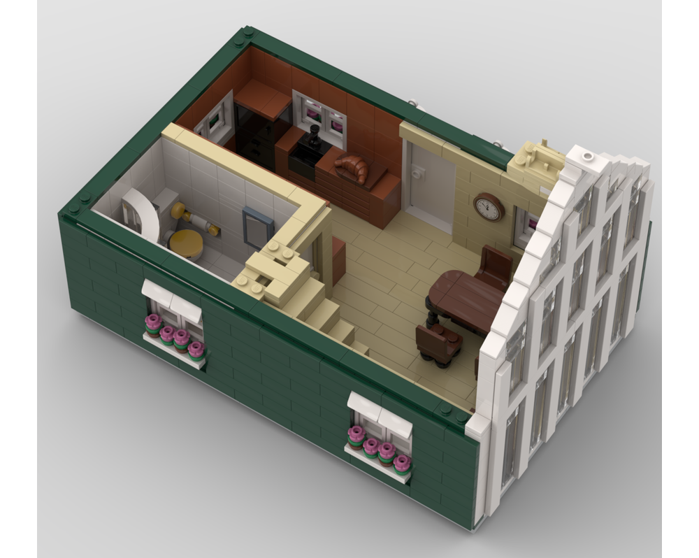 LEGO MOC-198224 Tiny House with a thatched Roof by FischiMOC ...