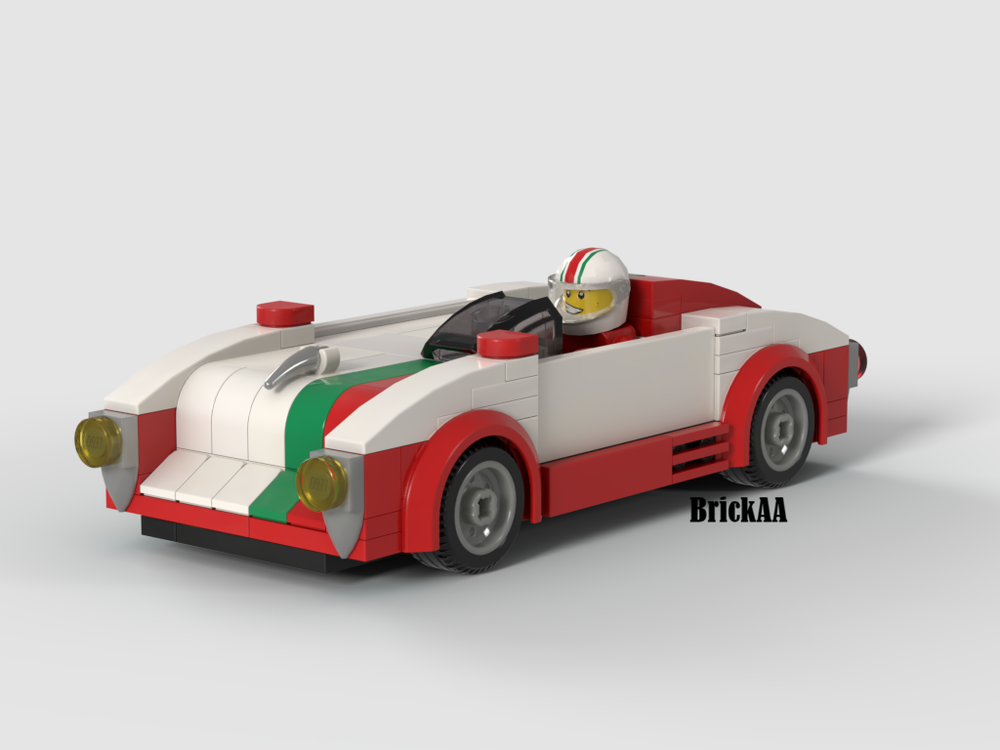 LEGO MOC-198232 White sport car by BrickAA | Rebrickable - Build with LEGO