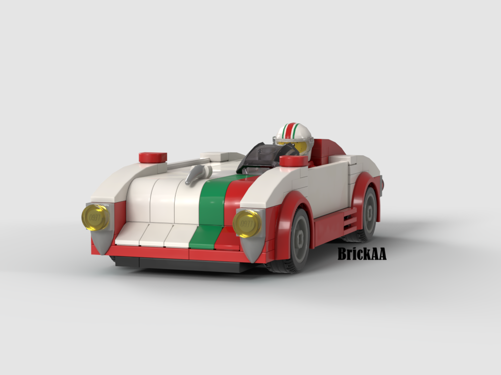Lego Moc White Sport Car By Brickaa Rebrickable Build With Lego