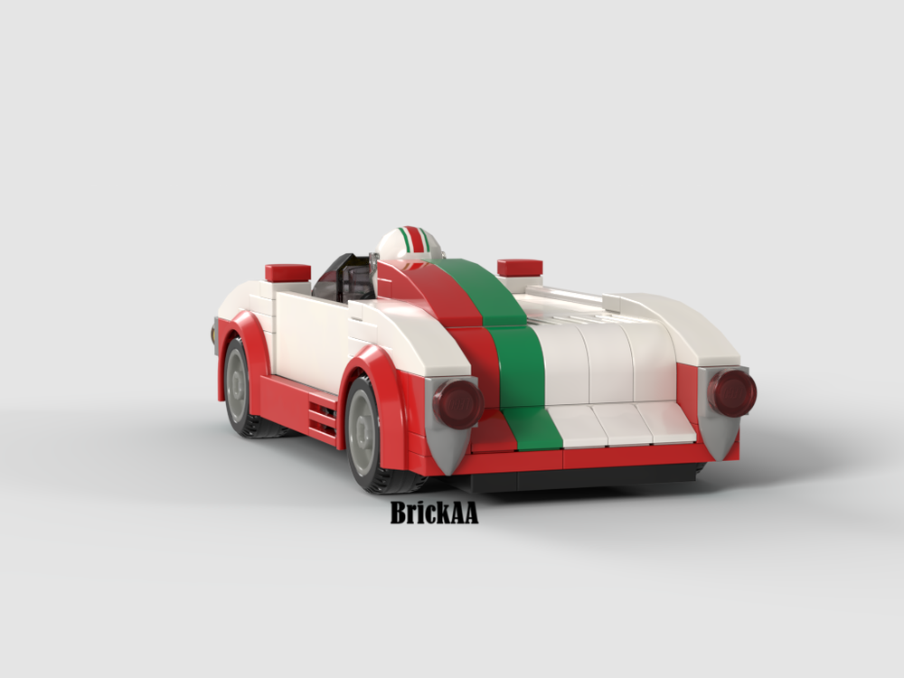 Lego Moc White Sport Car By Brickaa Rebrickable Build With Lego