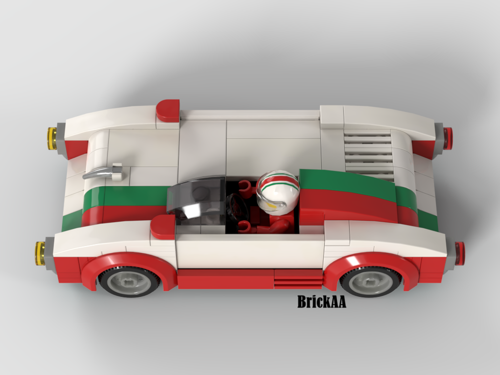 Lego Moc White Sport Car By Brickaa Rebrickable Build With Lego