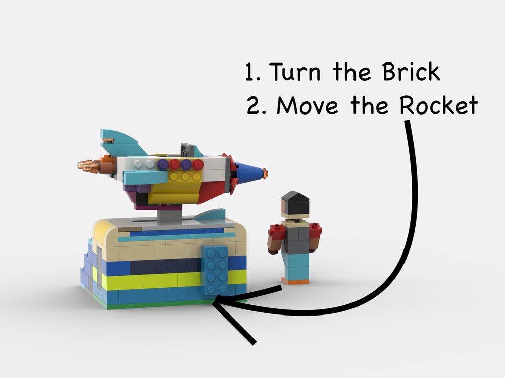 LEGO MOC 10698 - Space Rocket Ride by ChiLegGodt | Rebrickable - Build ...