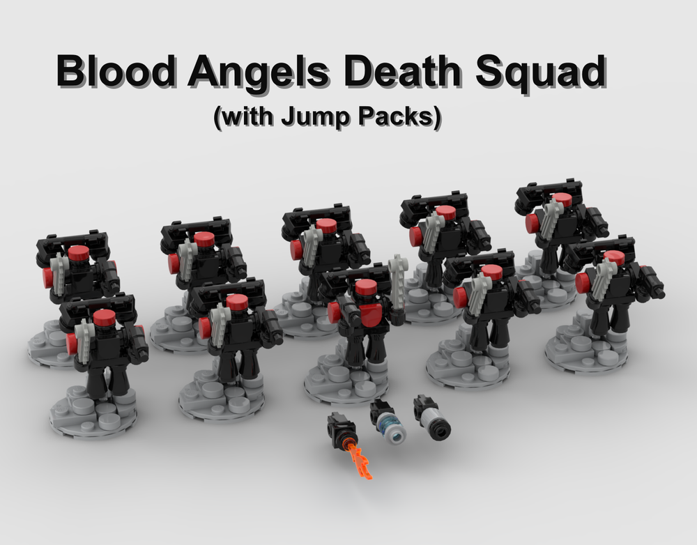 LEGO MOC Blood Angels Death Squad by mDaro | Rebrickable - Build with LEGO