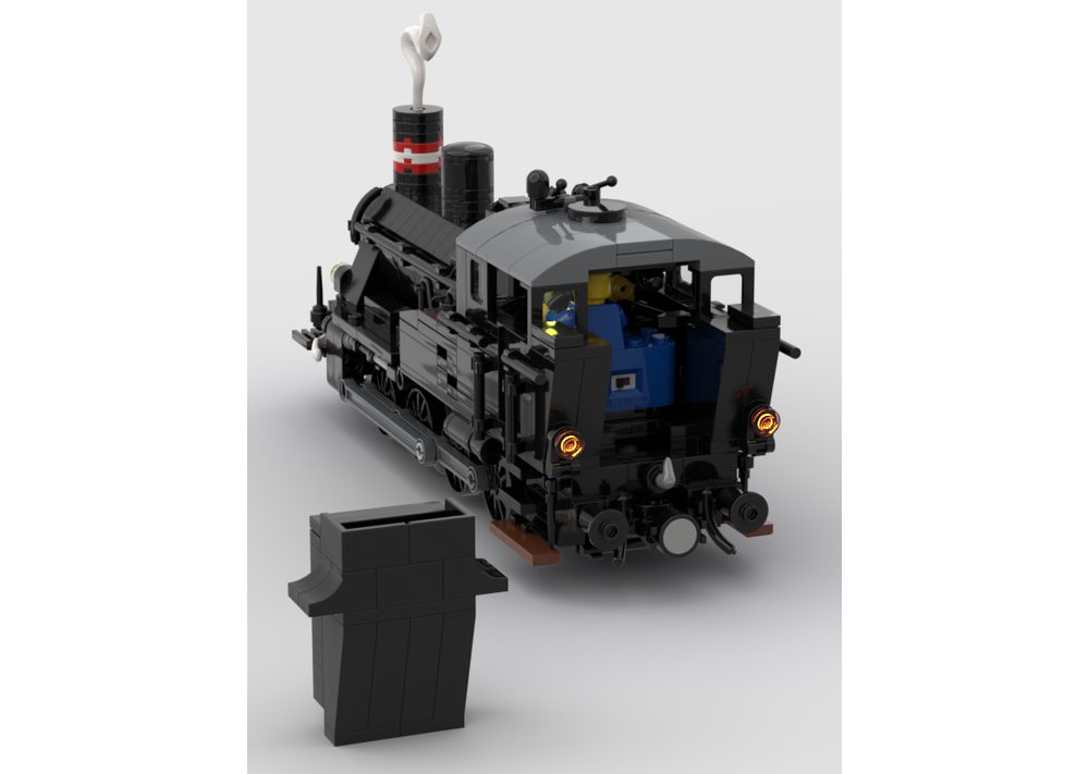 LEGO MOC DSB Litra Q 345. Danish steam locomotive. by Christoffer ...